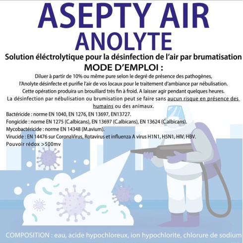 ASEPTY AIR ANOLYTE 5 Litres